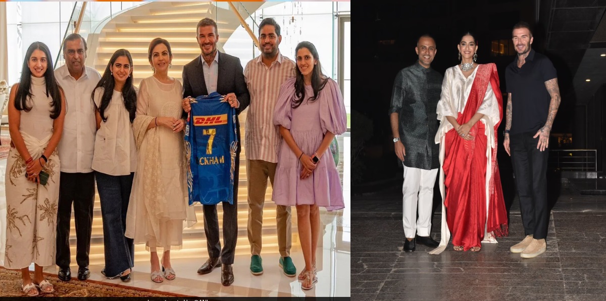 Ambanis' Extraordinary Welcome For Football Legend David Beckham In ...