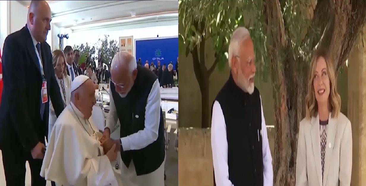 PM Modi Meets Italian PM Giorgia Meloni: Live Updates from Italy