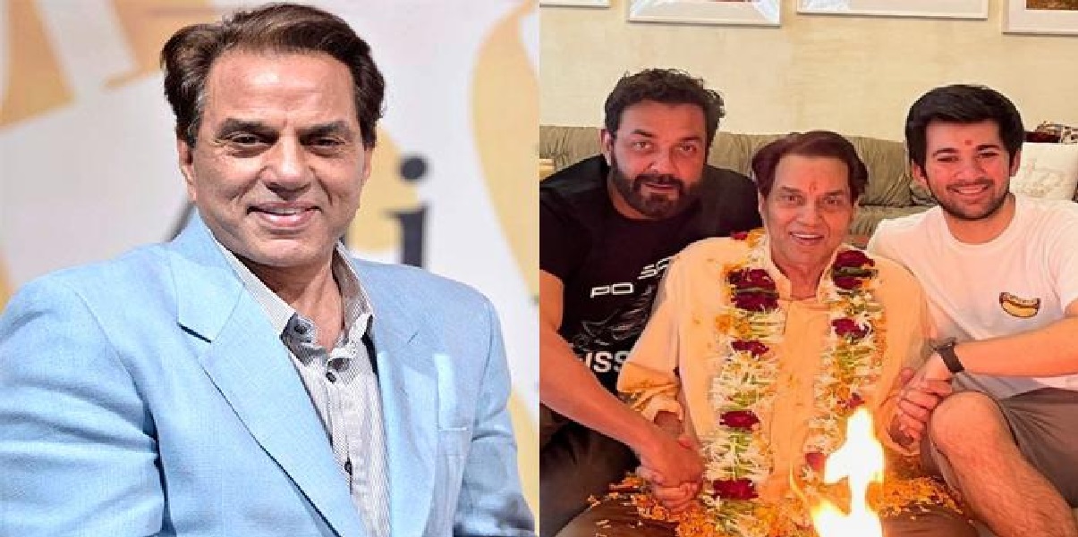 Dharmendra's 89th Birthday: Family Celebration with Sunny, Bobby Deol, and Hema Malini’s Sweet ...
